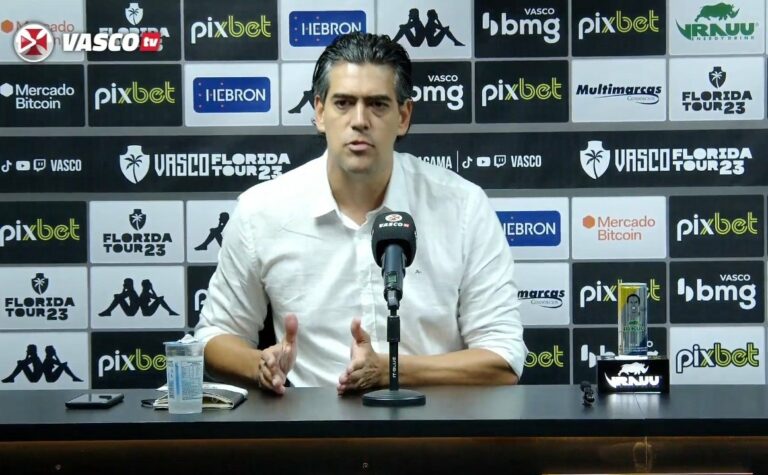 Diretor do Vasco fica extremamente incomodado com perguntas sobre o Flamengo em coletiva; veja ...